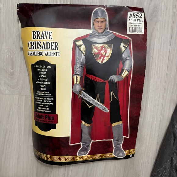 Other | Brave Crusader Knight Men Costume Medieval Renaissance ...